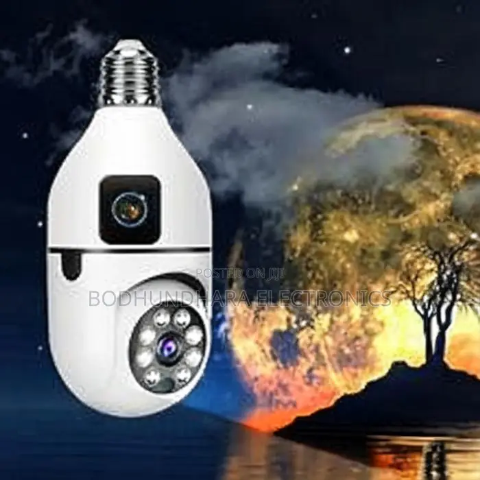 Dual Lens V380 PTZ Bulb IP Night Vision Camera in Sylhet - Photo & Video Cameras, Bodhundhara ...