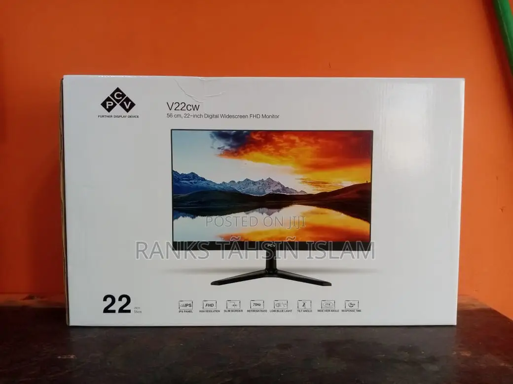 New PCV 22"Inch Bordarless Monitor in Mirpur - Computer Monitors, Ranks ...