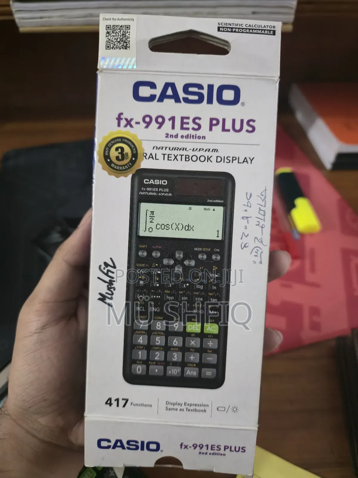 Casio Fx991es Plus Brand Original Authentic Calculator in Mirpur ...