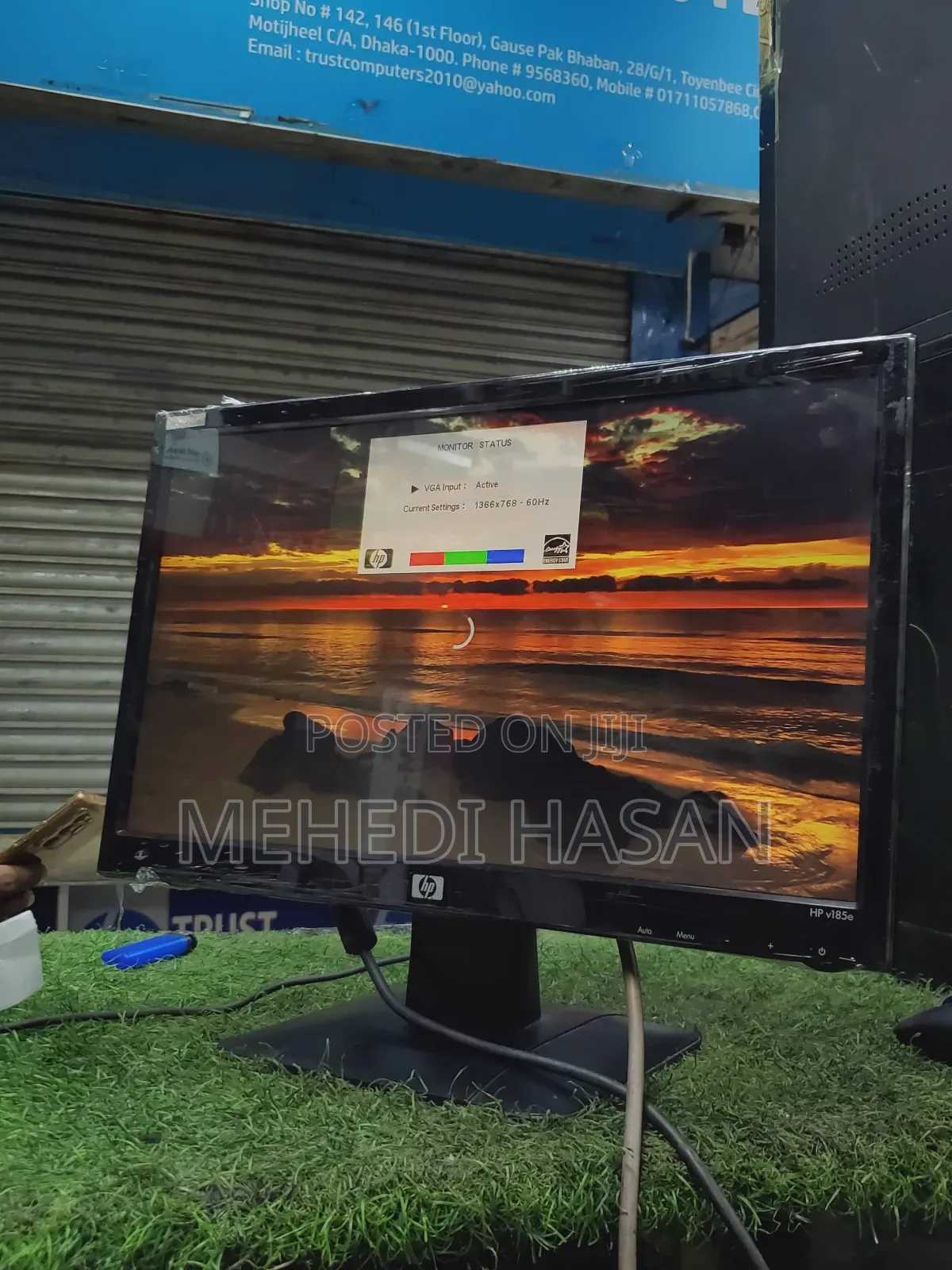 Hp 18.5" Full Fresh Monitor in Motijheel - Computer Monitors, Mehedi Hasan | Jiji-bd.com
