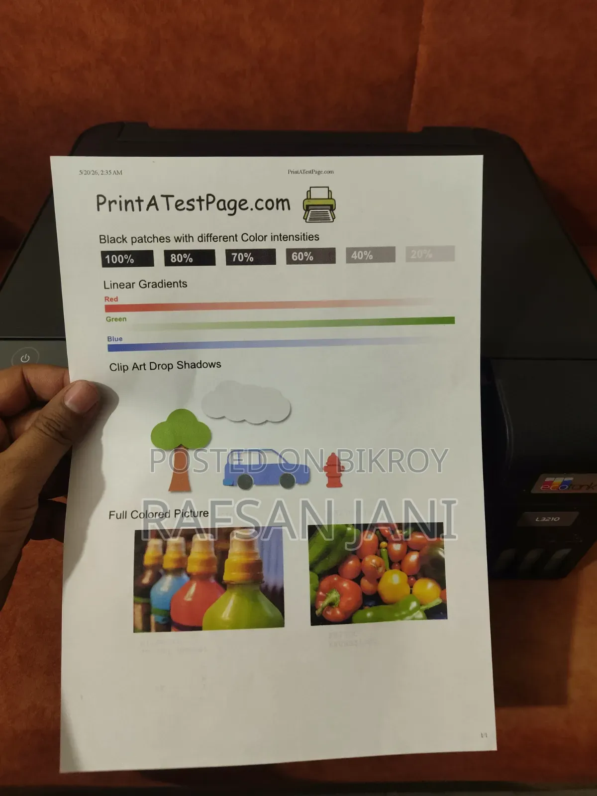 Epson Ecotank L3210 অল-ইন-ওয়ান প্রিন্টার | Color Printer বিক্রয়ের ...