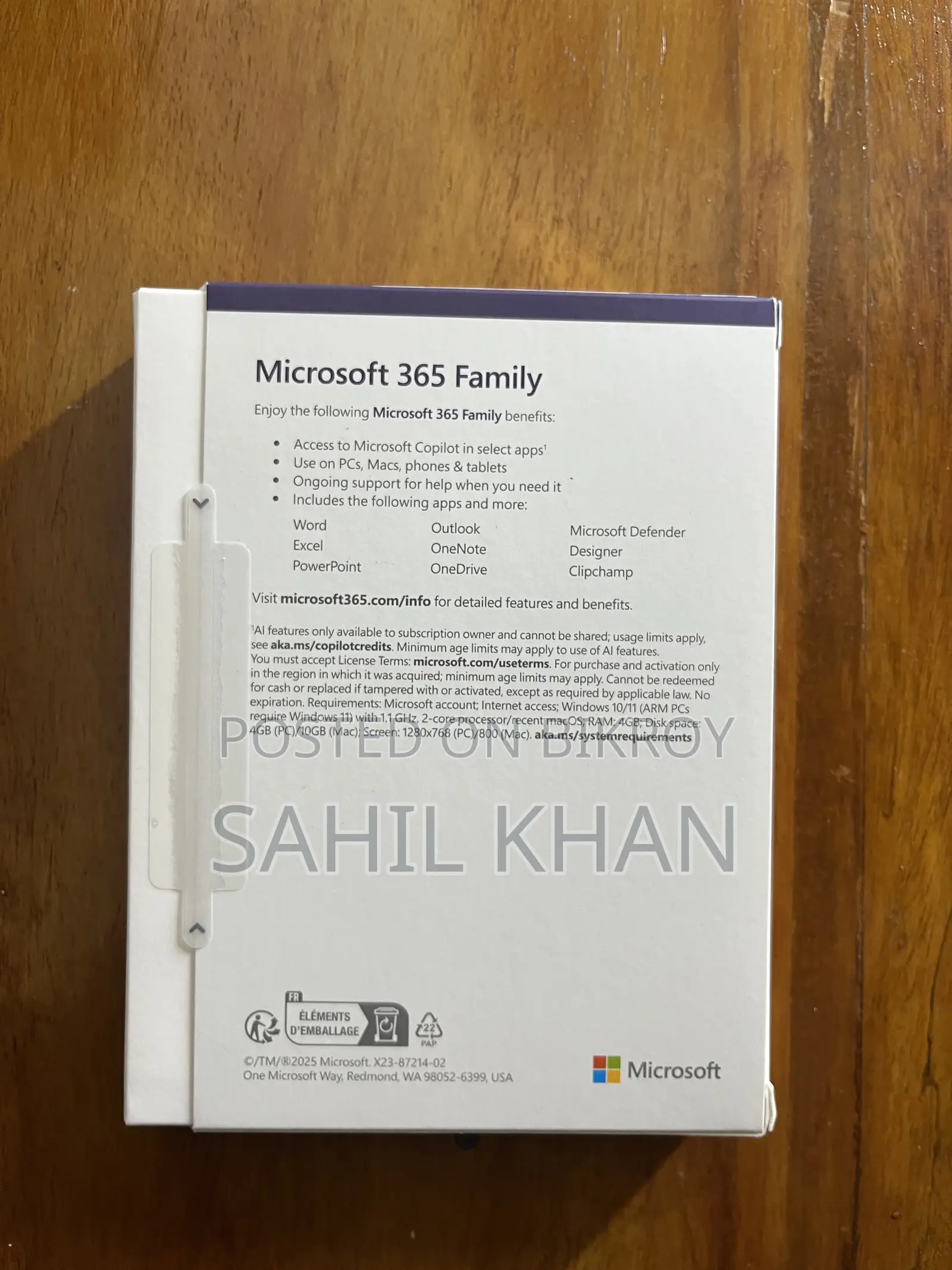 Microsoft 365 Family (1 Year Subscription/ Up to 6 People) for sale ...