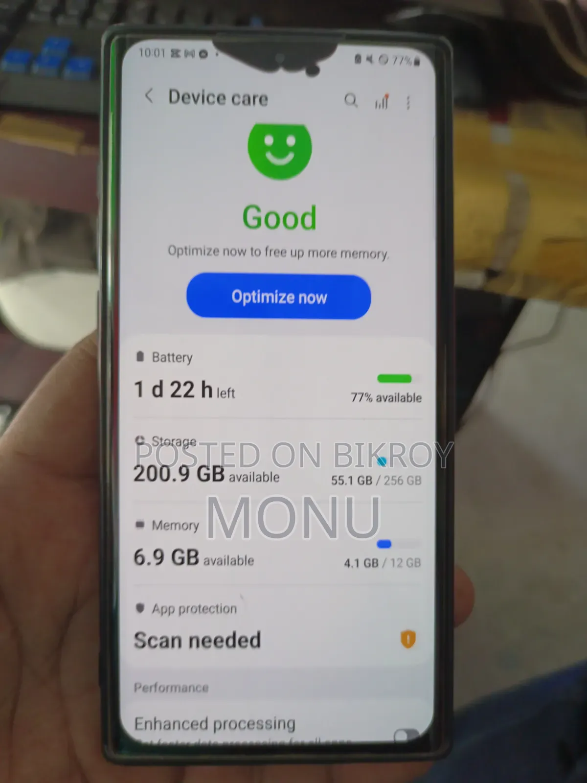 Samsung Galaxy S10 Plus 512 GB Black for sale - Monu Price: BDT 8,000 ...