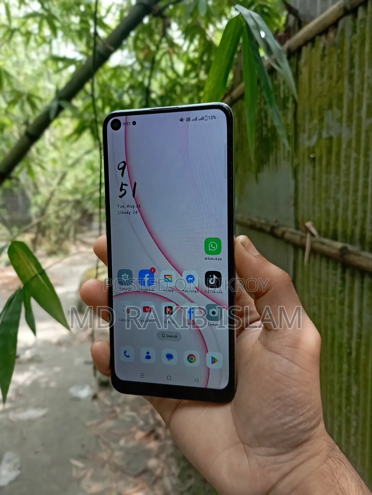Oppo F19 Pro 128 GB Silver বিক্রয়ের জন্য - Md Rakib Islam মূল্য: BDT ...
