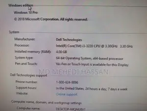 Desktop Computer Dell OptiPlex 3010 4GB Intel Core I3 HDD 350GB for ...
