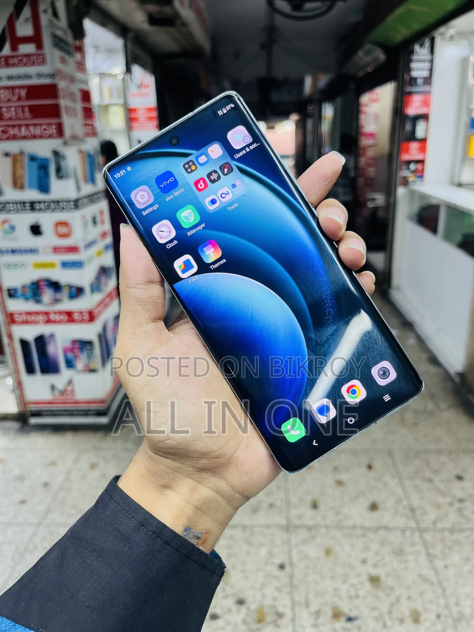 Vivo X100 512 GB Blue for sale - All In One Price: BDT 43,999 on bikroy ...