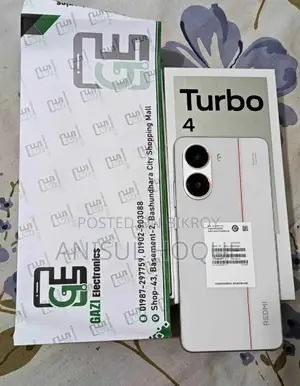 Xiaomi Redmi Turbo 4 256 GB White - Anisul Hoque Price: BDT 28,500 on ...