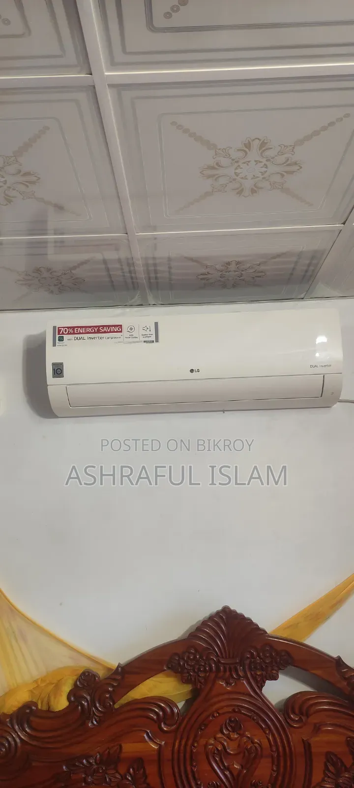 LG Dual Inverter 1.5 Ton AC - Ashraful Islam Price: BDT 60,000 on ...